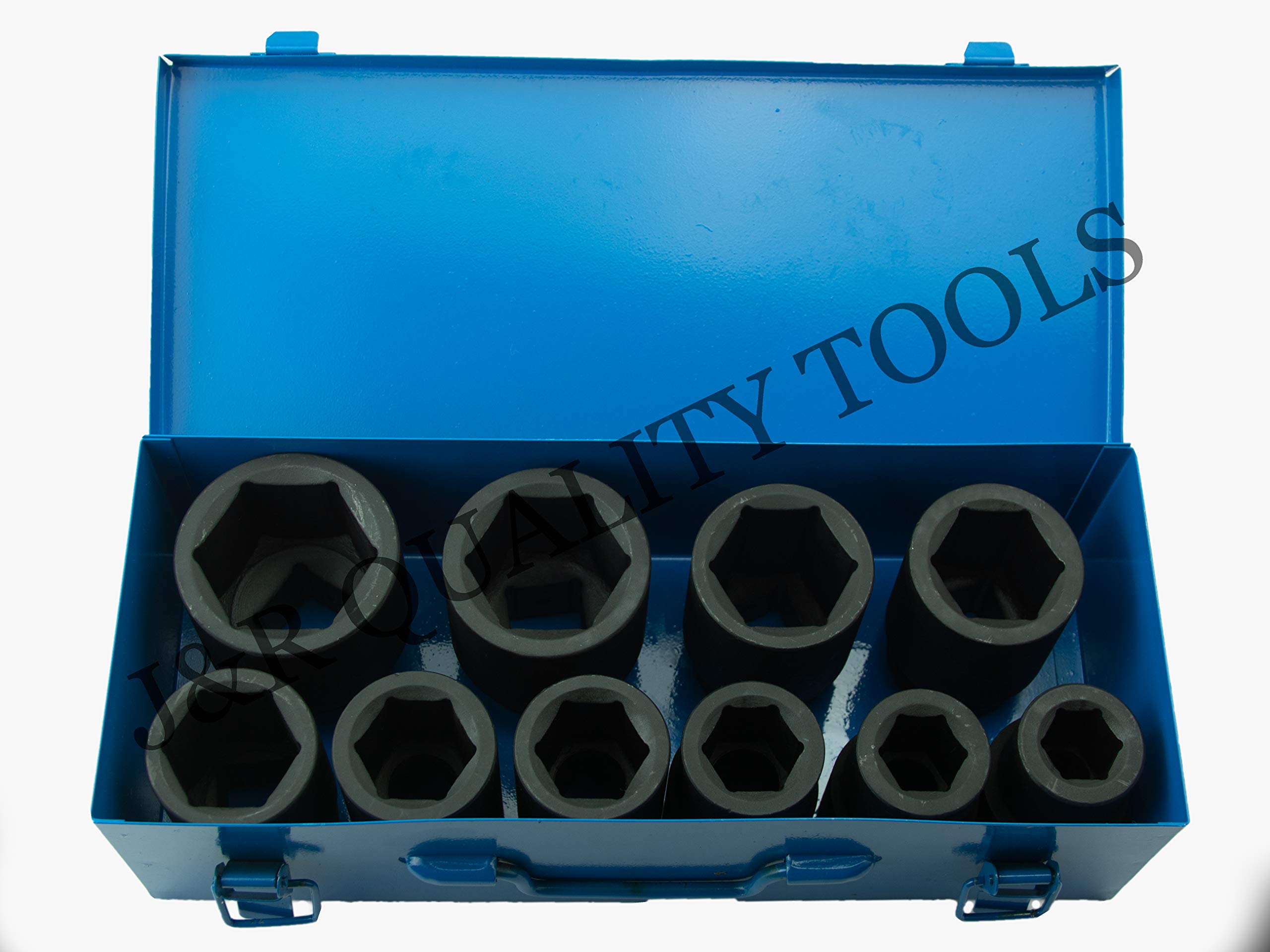 VCT 1" Drive Deep Impact Socket Set, Metric, CrV, 6-Point, 22mm - 50mm ...