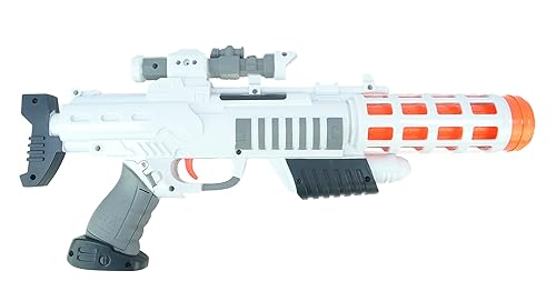 Galactic Wars Space Gun Blaster with Flashing Lights and Sounds (One ...