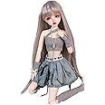 Amazon.com: VLEYAN Hand-Painted BJD Doll 1/3,22.8 inches(56cm) Tall ...