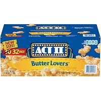 Amazon.com: ACT II Butter Lovers Microwave Popcorn, 2.75 Ounce (32 Pack)