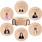 Amazon.com: Lord of The Rings Bamboo Wood Coasters Set of 6, Funny ...