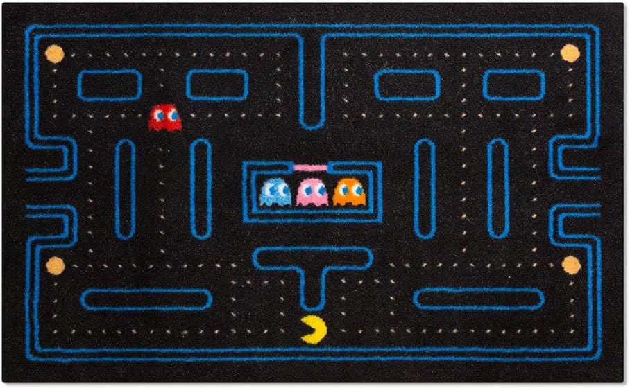 Balvi Door mat Pac-Man Rubber/nylon 45 x 70 cm – BigaMart