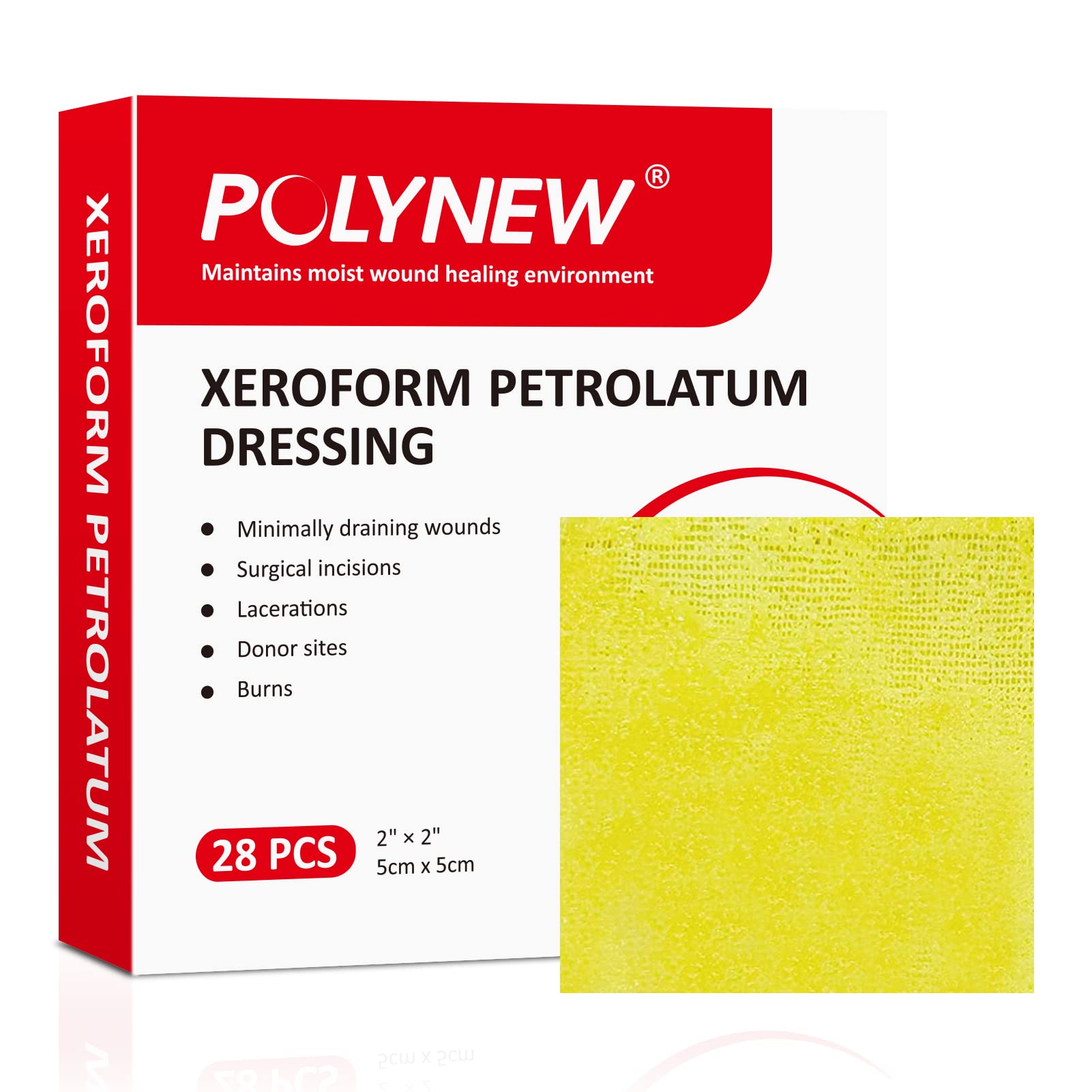 Mua Xeroform Petrolatum Dressing 2"x2", 28 PCS Non-Adherent Gauze for ...