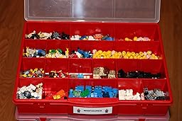 Stack-On SBR-18 17 Compartment Parts Storage Organizer Box with ...