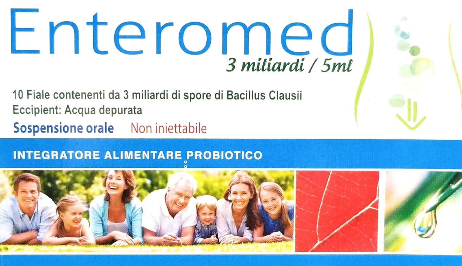 Amazon.com: Bacillus clausii Enterogermina and Enteromed (20 Vials ...