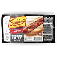 Amazon.com: Sahlen's Original Smokehouse All Beef Hot Dogs with Tender ...