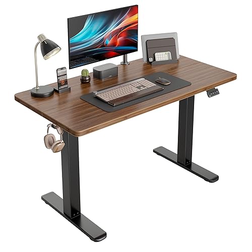CubiCubi Height Adjustable Electric Standing Desk, 48 x 24 Inches Stand ...