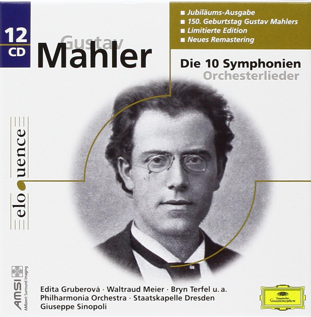 Mahler : Die 10 Symphonien & orchesterlieder (10 symphonies ...