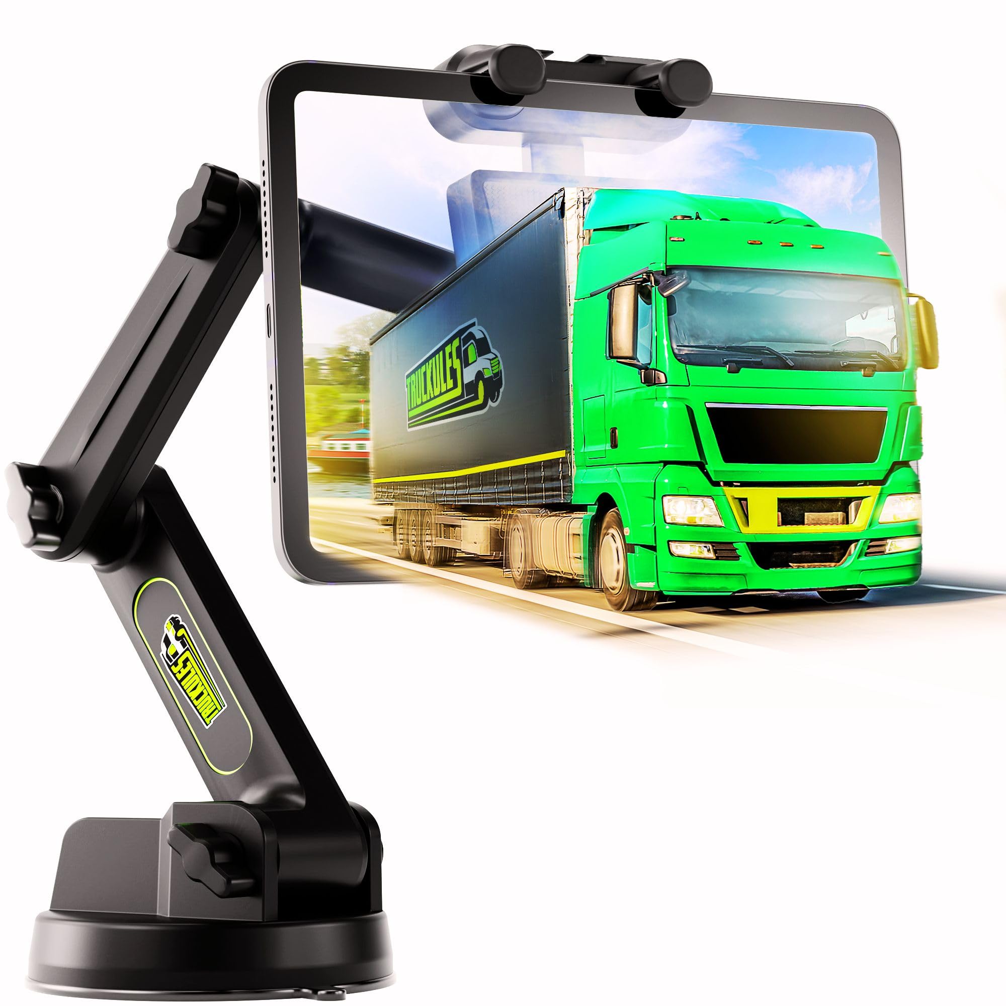 Tablet Holder for Truck Tablet Mount - iPad Mount for Truck, Heavy Duty ...