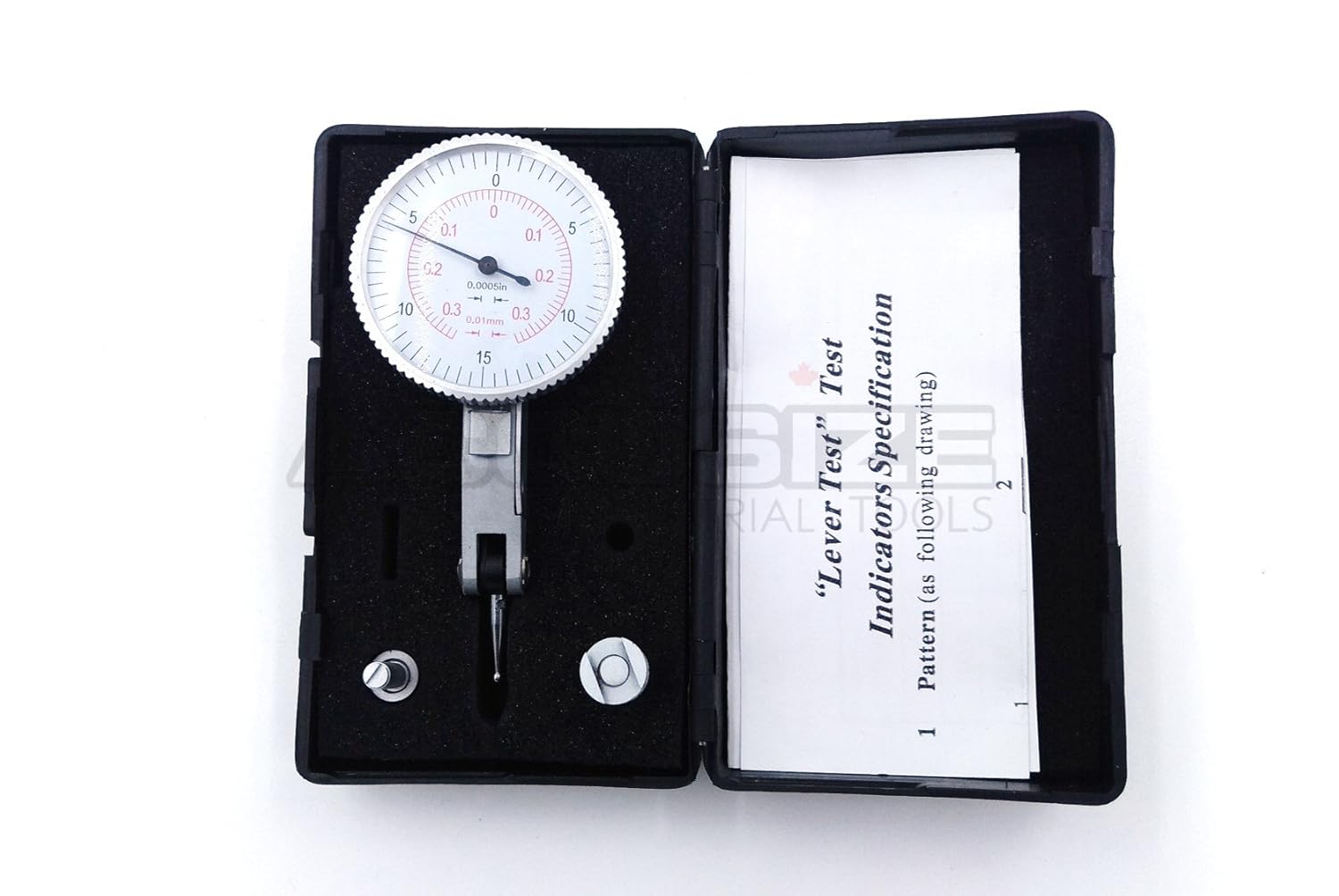 Accusize - 0.01 mm x 0.8 mm, 1.5" Big Face Dial Test Indicator, S900 ...
