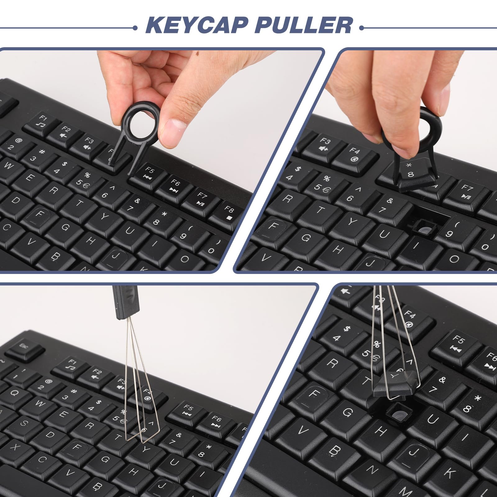 Mua Set of 6 Keycap Remover Tools Lit Keyboard Switch Puller Cleaning ...