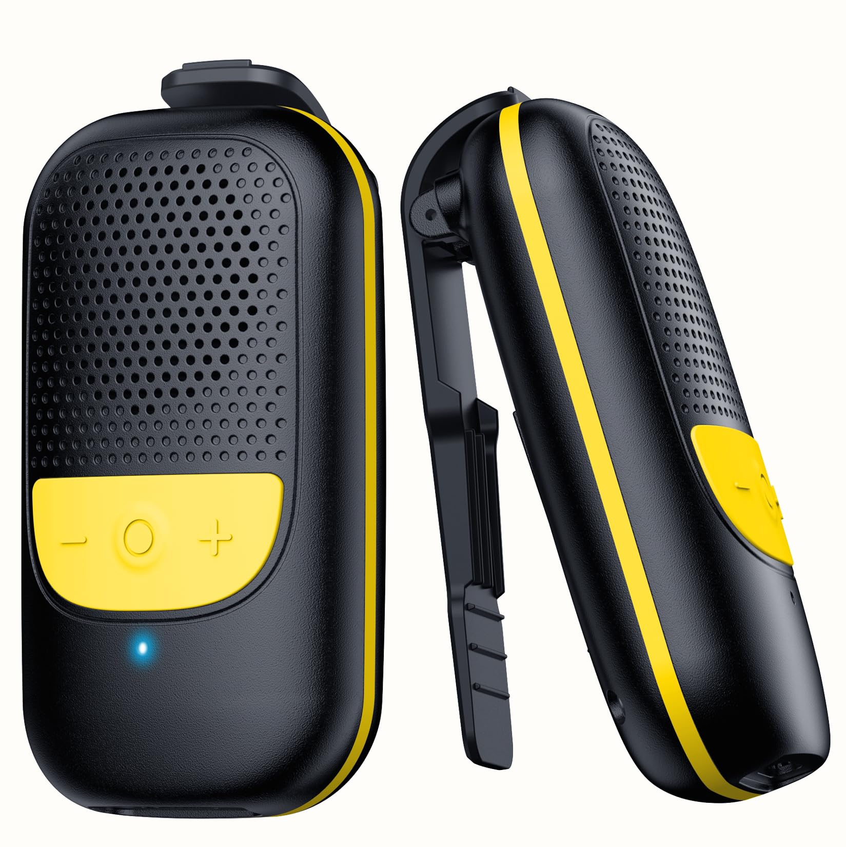 Temdan Wearable Bluetooth Speaker, Clip-On Portable Speaker with Built ...