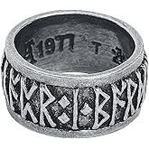 Amazon.com: Birsppy Agla Alchemy Gothic Pewter Talisman Ring - size 8 ...