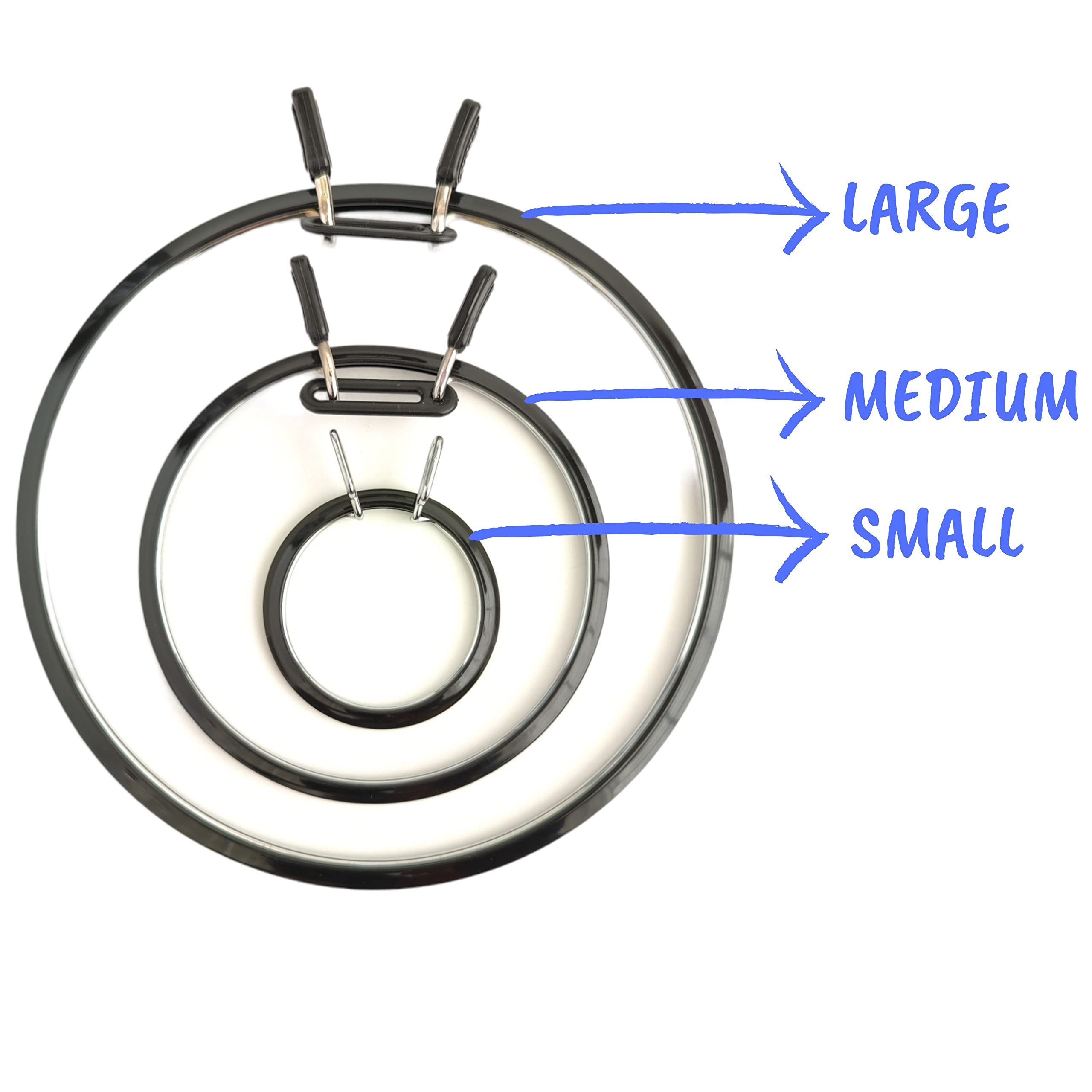 Mua Premium Quality, Black Large Metal Spring Tension Embroidery Hoop ...