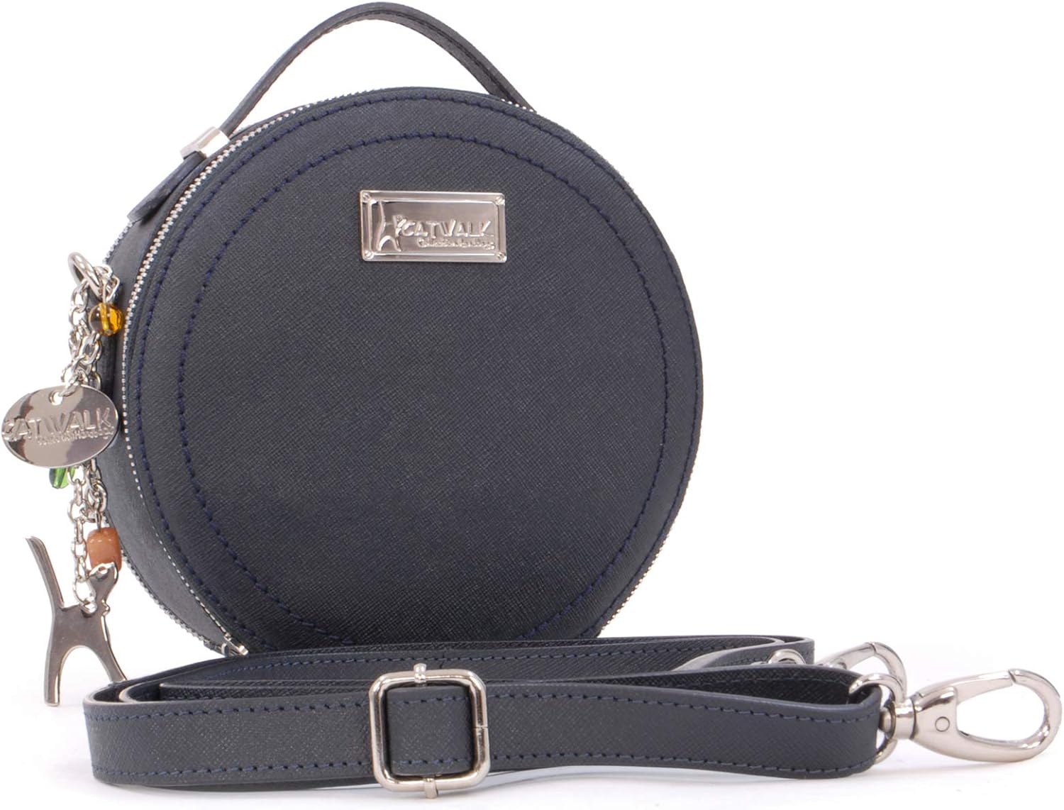 Catwalk Collection Handbags – Small Round Shaped Shoulder Bag ...