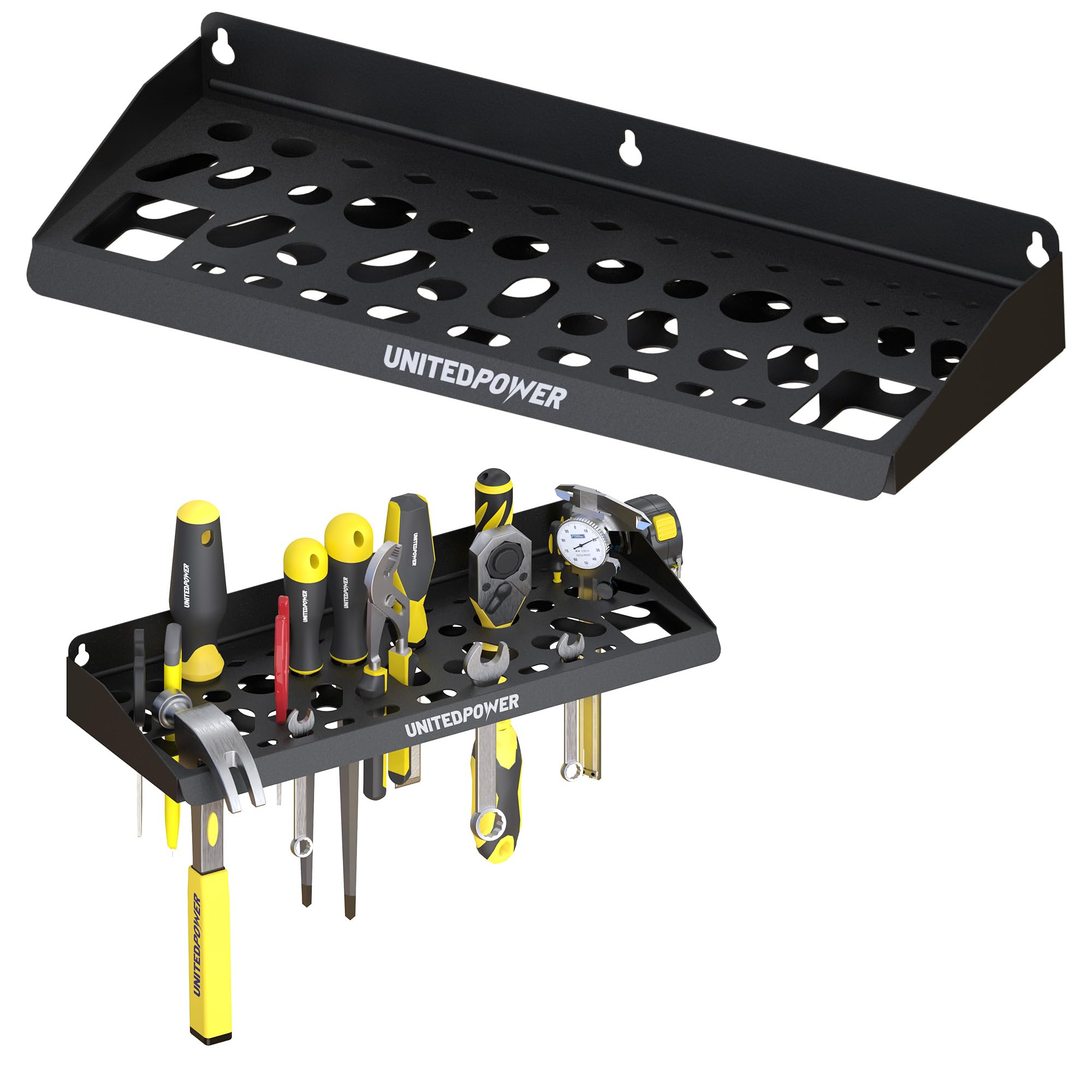 UNITEDPOWER Wall Mount Tool Storage Rack, Screwdriver Holder, Pliers ...
