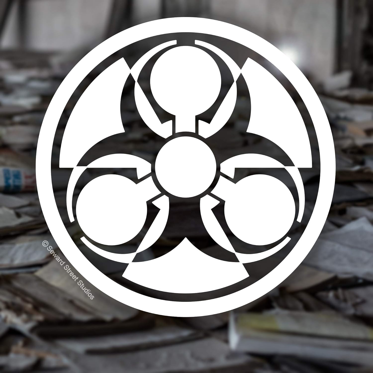 Amazon.com: Weapons of Mass Destruction Symbol Decal, WMD Radioactive ...