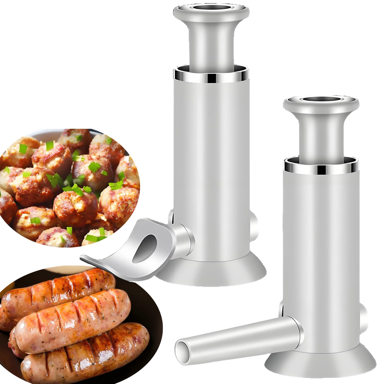 Sausage Stuffer Meatball Maker - 2 in 1 Vertical Sausage Maker Machine ...