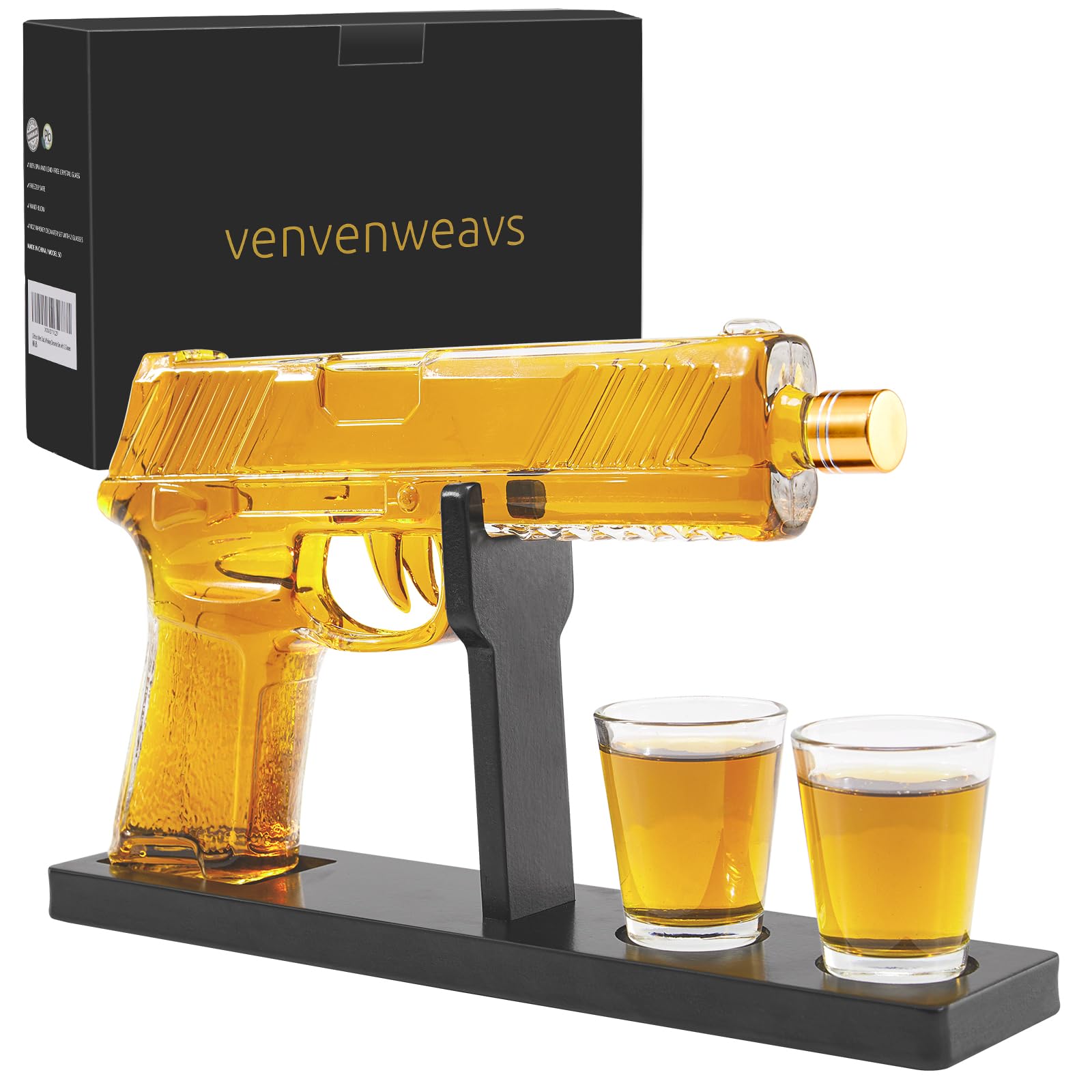 Whiskey Gifts for Dad Boyfriend,Whiskey Decanter Set,13 Oz Whiskey ...