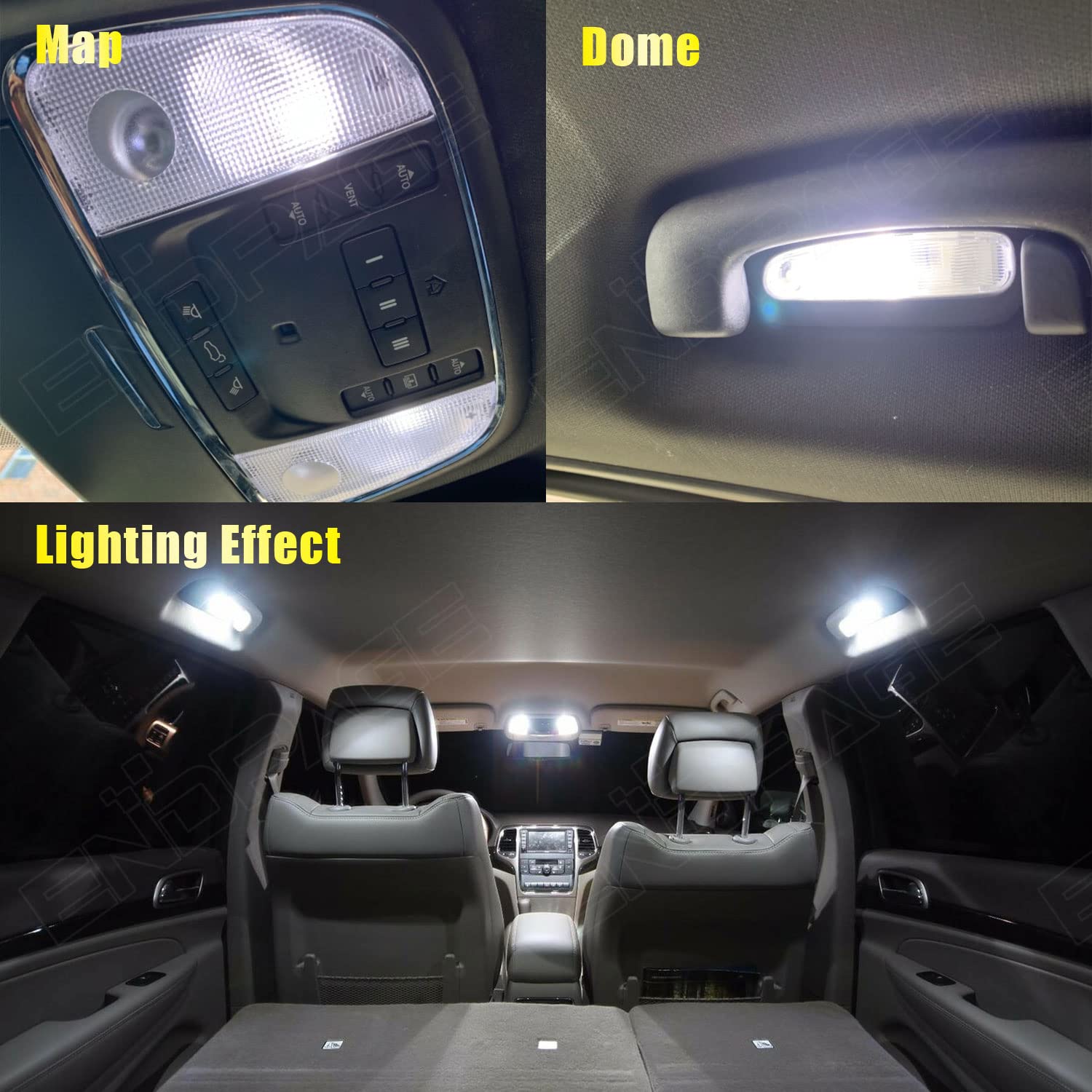 Mua ENDPAGE 17-Pieces White LED Interior Lights Kit for Chrysler 300 ...