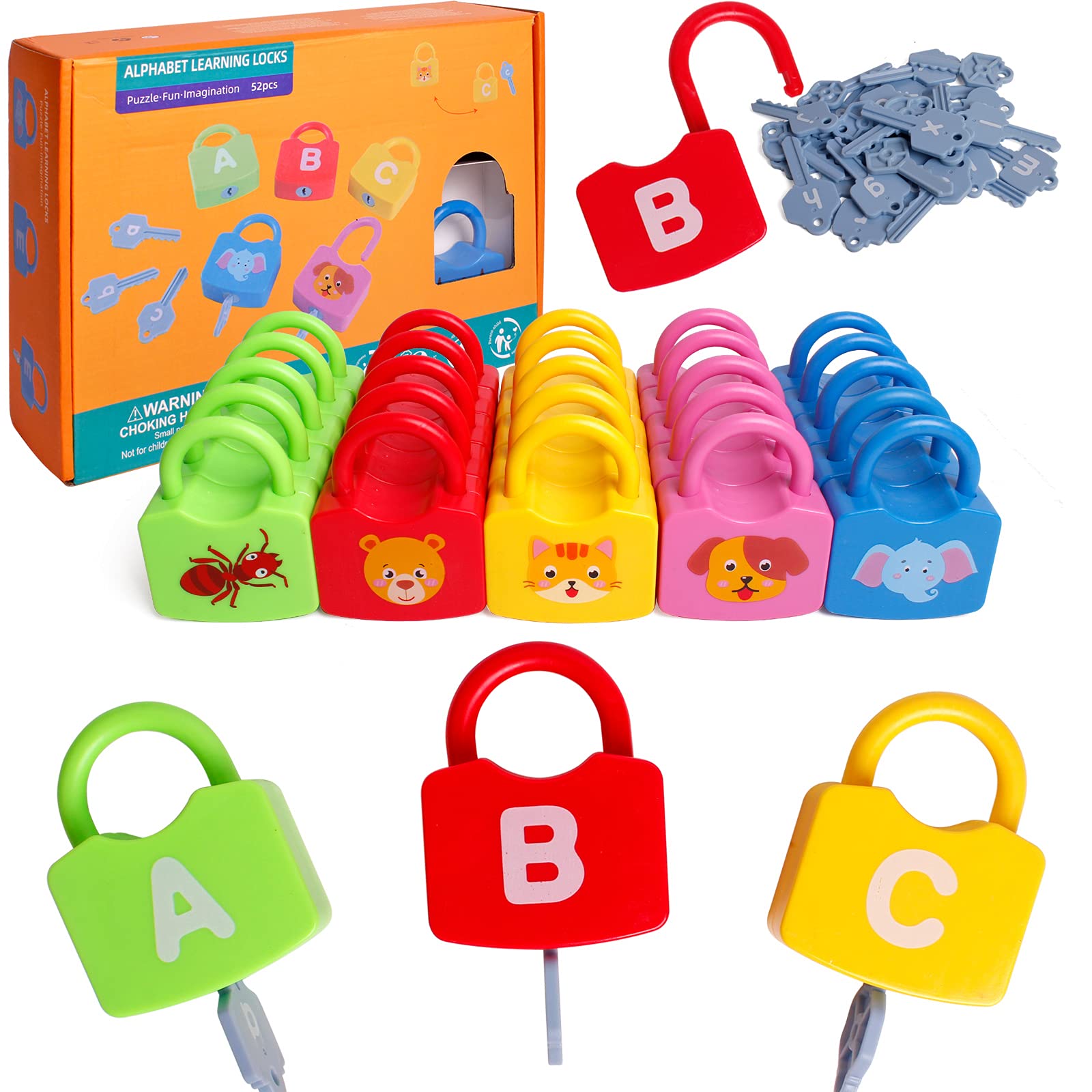 Mua Color Alphabet Learning Lock Toys Educational Letter Combination ...
