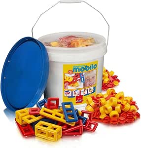 Mobilo Large Bucket 234 Piece: Amazon.com.au: Toys & Games
