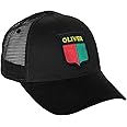 Oliver Tractor Cap with Mesh Back, Vintage Split Shield Logo at Amazon ...