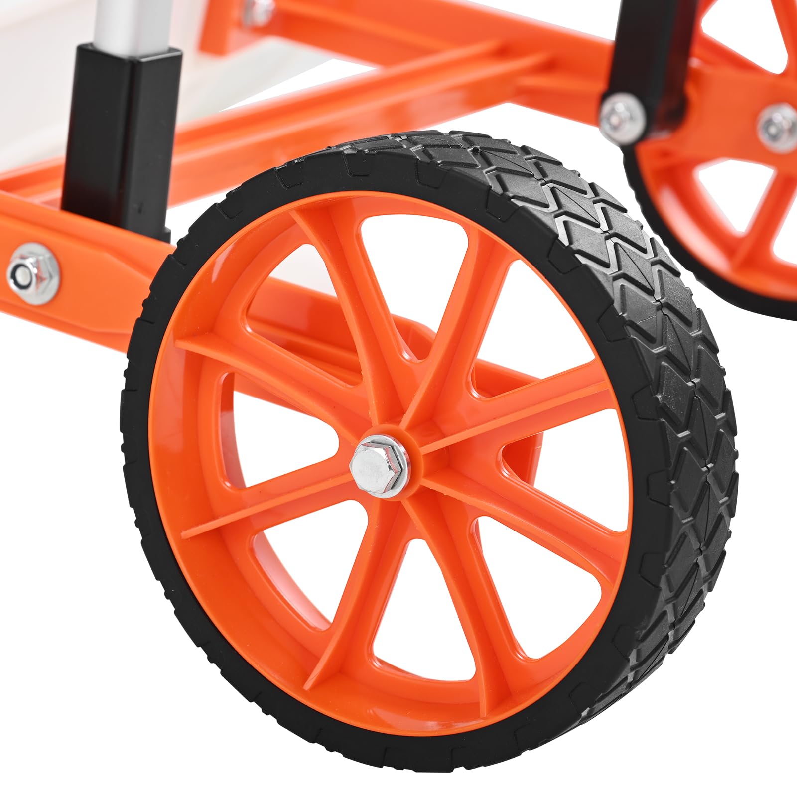 VEVOR Snow Shovel Pusher With Wheels For Driveway, 37" Bi-Directional ...