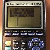 Amazon.com: Texas Instruments TI83PLUS TI-83Plus Programmable Graphing Calculator, 10-Digit LCD ...