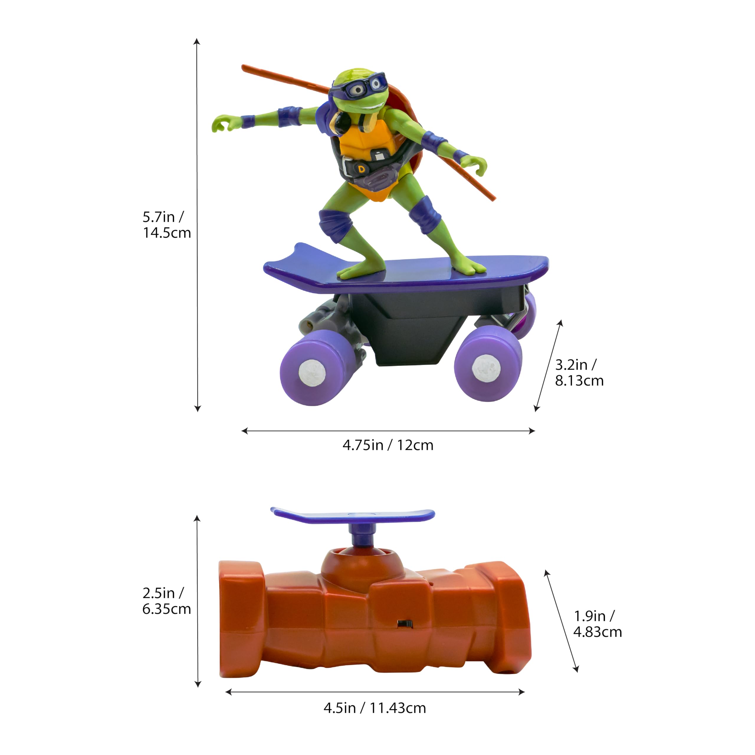 Mua Teenage Mutant Ninja Turtles Donatello Half Pipe RC Vehicle Movie ...