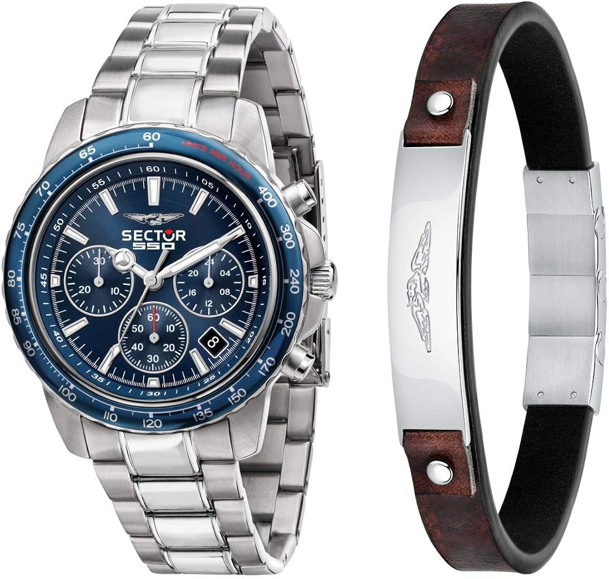 Sector No Limits Men's Watch, 550 Vintage Collection, Chronograph ...