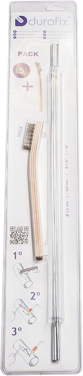 DURAFIX® Aluminum Welding Rods with 1 Stainless Brush Pack of 5 – BigaMart