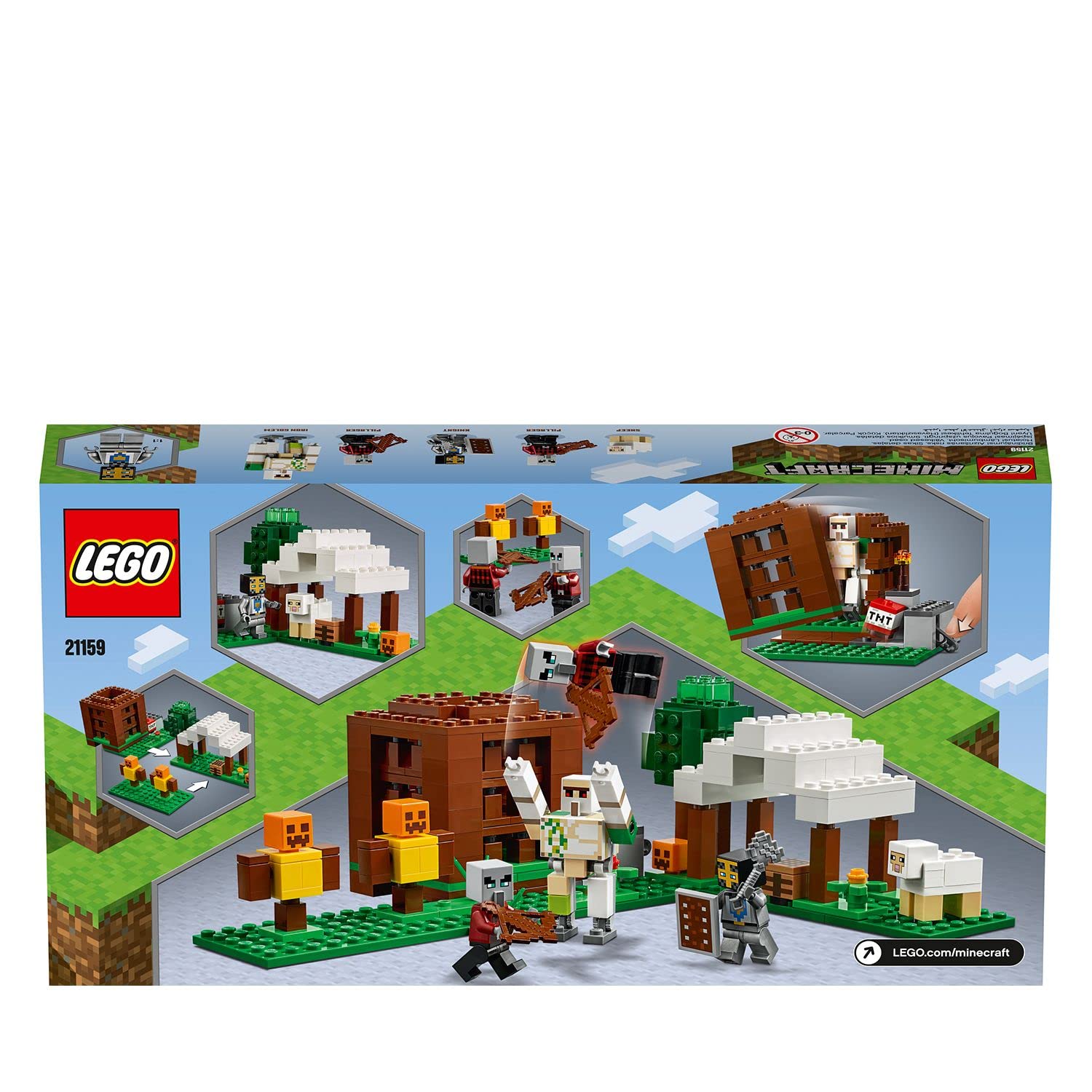 Mua Lego Minecraft Pilger Troops 21159 trên Amazon Nhật chính hãng 2024 ...
