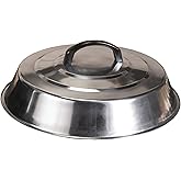 Amazon.com : ZHOUWHJJ BBQ Stainless Steel 12" Round Basting Cover ...