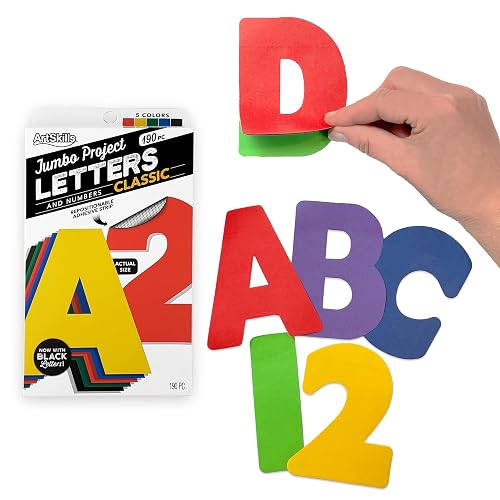 ArtSkills Poster Letters 4” Paper Letters for Poster Board Projects ...