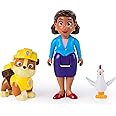 Amazon.com: Paw Patrol Rubble, Mayor Goodway & Chickaletta Figures ...