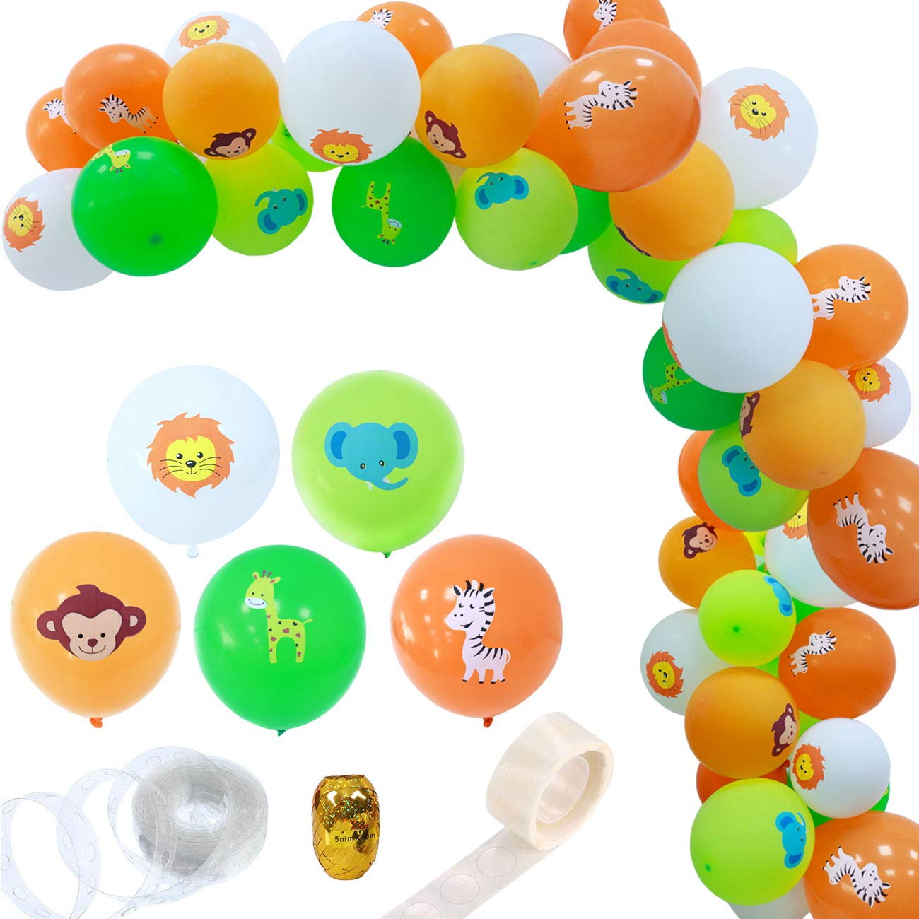 Buy Jungle Safari Animals Balloons - Animal Balloons for Jungle Safari ...
