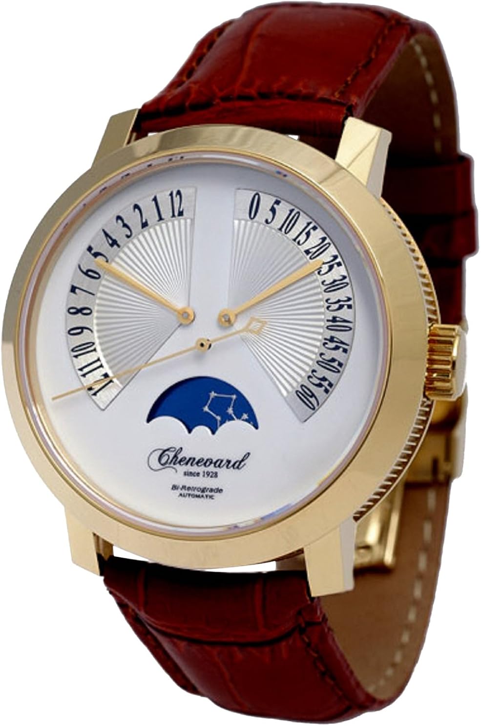 Chenevard Hommes Analogique Automatique Montre avec Bracelet en Autre ...