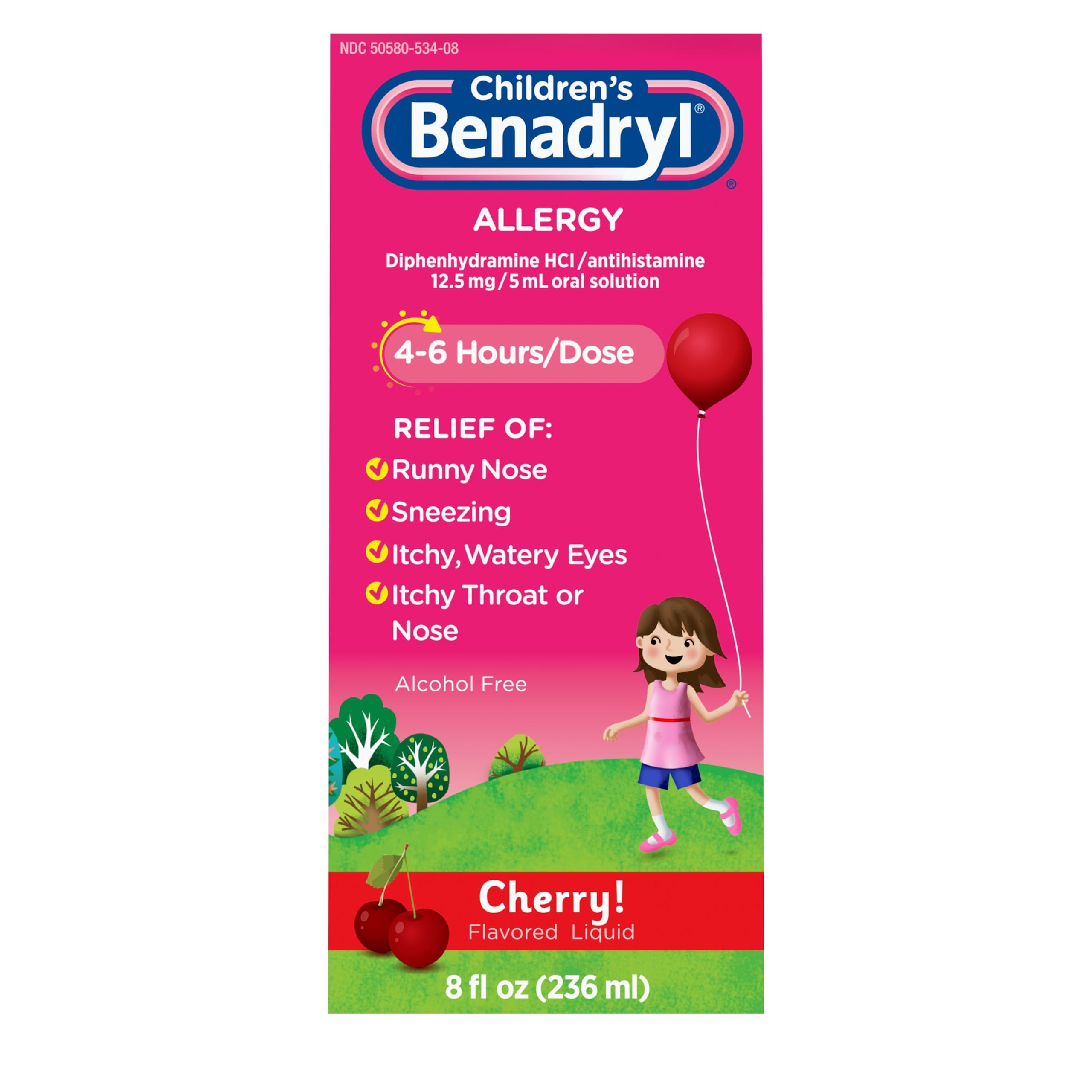 Mua Benadryl Children's Allergy Relief Liquid Medicine with ...