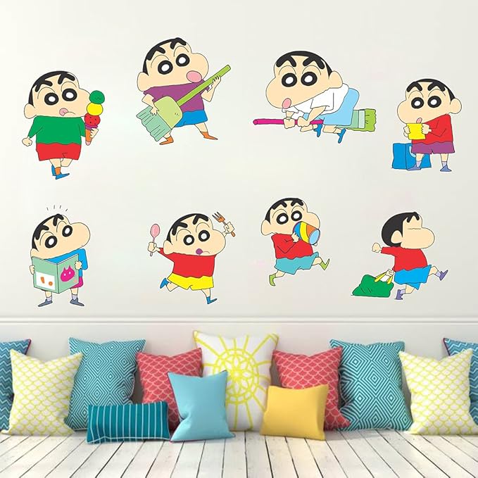 Buy Wallstick Shin Chan wallsticker (Vinyl 80 cm x 50 cm) Online at Low ...