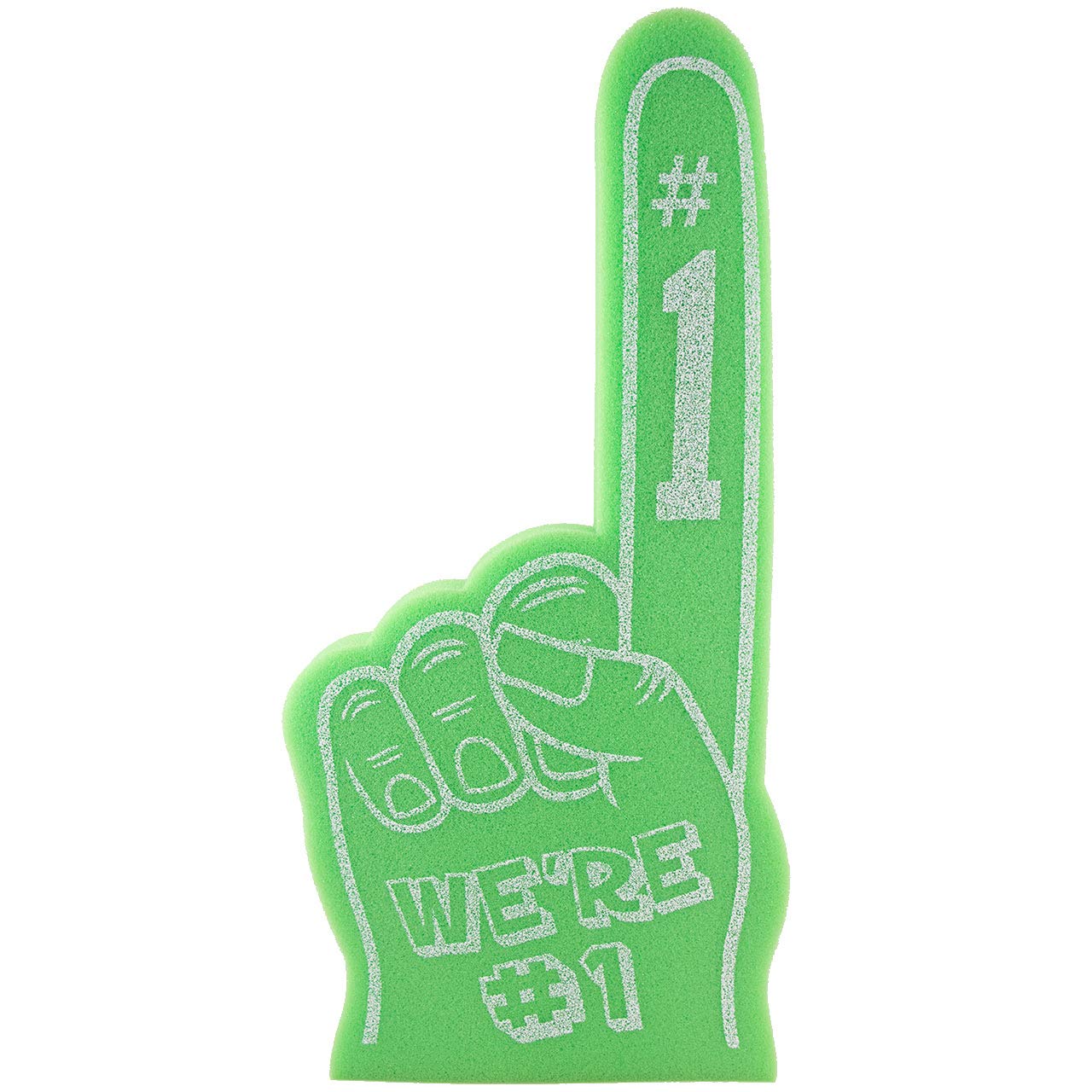 Giant Foam Finger 18 Inch- We're Number 1 Foam Hand for All Occasions ...