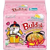 Amazon.com: Buldak Ramen Noodles - Carbonara Flavor - Cup 6 Pack ...