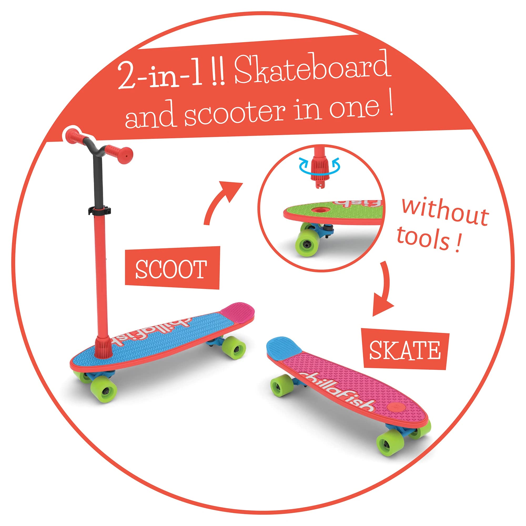 Mua Chillafish Skatieskootie Customizable Training Skateboard and Lean ...