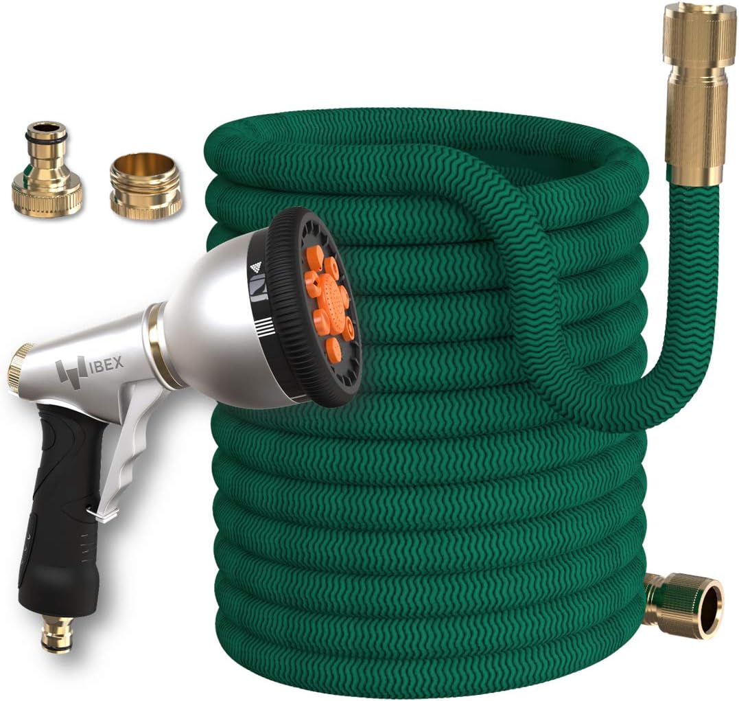 PRO FLEX 30 Garden Hose, Brass Connection, Extra Strong ToughRock Nylon ...