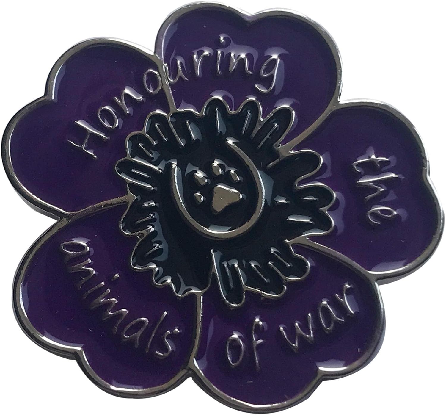 EyeWearStraps New Purple Poppy 'Honouring The Animals of War' Badge ...