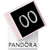 Amazon.com: PANDORA Blue Butterfly Hoop Earrings - Unique Earrings for ...