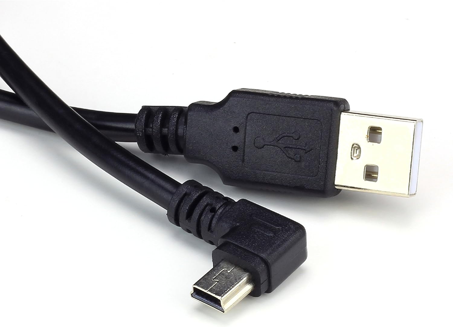 Câble mini USB vers USB coudé à 90 degrés pour appareil photo ...