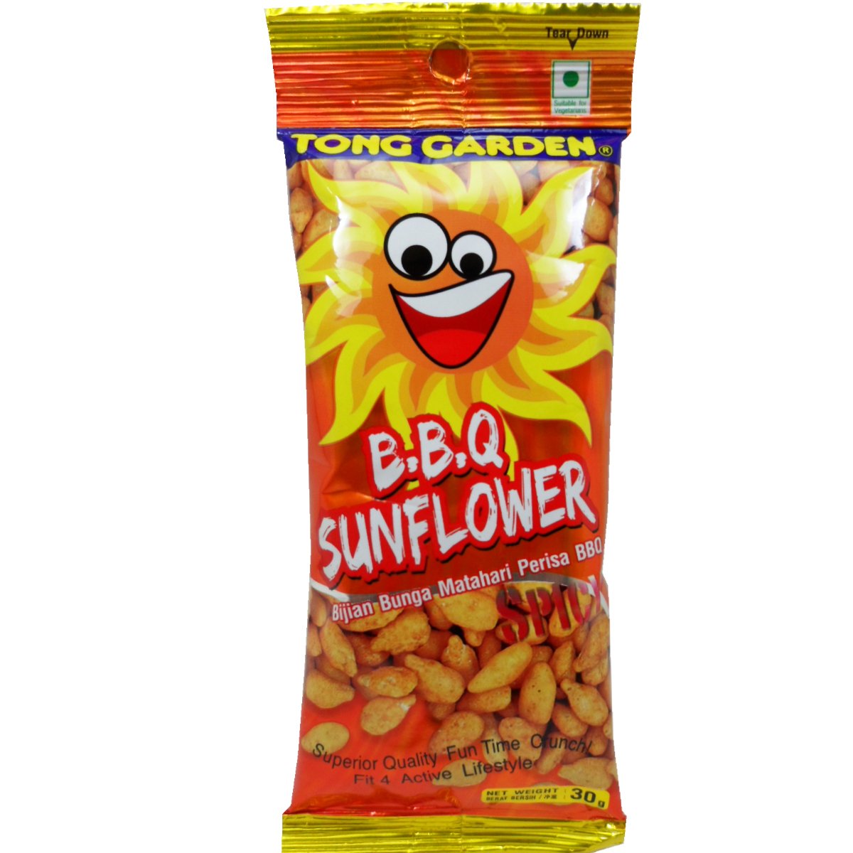 Amazon.com : Tong Garden Snack Sunflower Seed Barbecue Flavor Net Wt ...