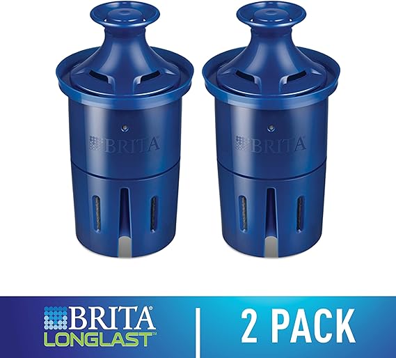 Brita Longlast Water Filter Pitcher Replacement Filters, 2 Count ...