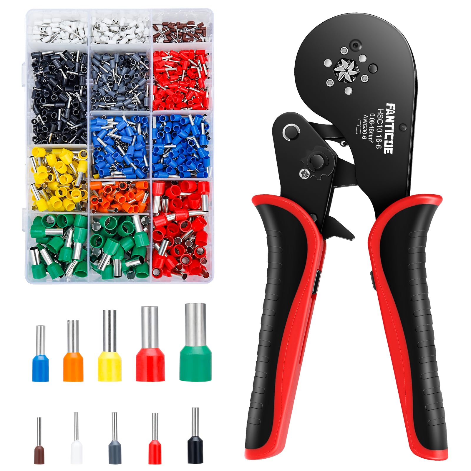 Mua FANTICDE Ferrule Crimping Tool Kit, Wire Crimping Plier Set with ...